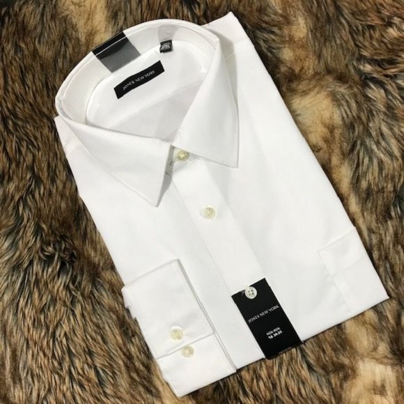 Jones New York | Shirts | Jones New York White Non Iron Regular Fit 0 ...
